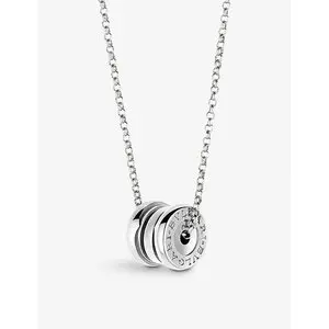 BVLGARI B.zero1 18ct White-gold Pendant Necklace - White Gold
