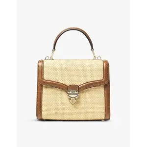 ASPINAL OF LONDON Mayfair Midi Leather Shoulder Bag