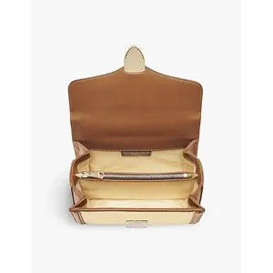 ASPINAL OF LONDON Mayfair Midi Leather Shoulder Bag