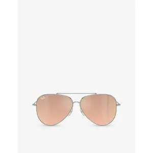 Ray-ban Aviator Metal Sunglasses - Silver