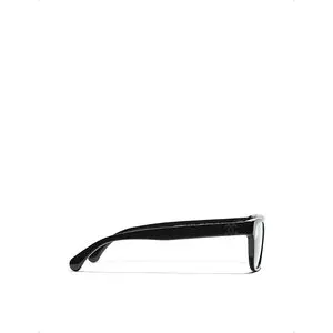 Chanel Rectangle Eyeglasses - Black