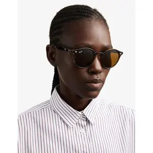 Ray-ban Round Sunglasses - Brown