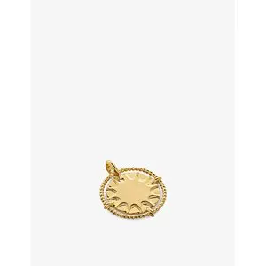 Monica Vinader Talisman Sun Pendant Charm - Yellow Gold