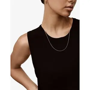 Monica Vinader Fine 18ct -plated Vermeil Sterling Silver Chain Necklace - Rose Gold