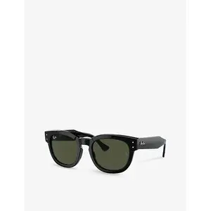 Ray-ban Mega Hawkeye Square-frame Sunglasses - Black