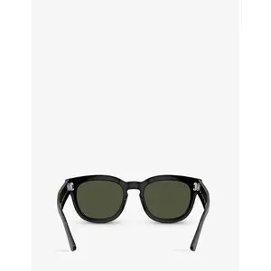 Ray-ban Mega Hawkeye Square-frame Sunglasses - Black