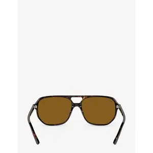 Ray-ban Irregular-frame Acetate Sunglasses - Brown