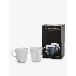 SELETTI Selab Estetico Quotidiano Porcelain Mugs Set Of Two - One-color