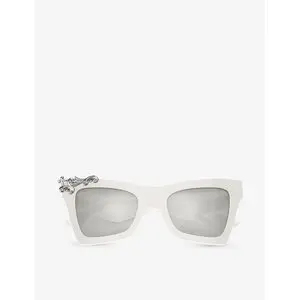 Dolce & Gabbana Dg4434 Cat-eye Frame Acetate Sunglasses