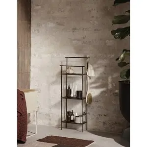 FERM LIVING Dora Stainless-steel Shelving Unit 79.2cm