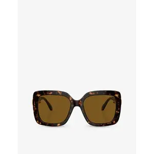 SWAROVSKI Sk6001 Square Sunglasses - Brown