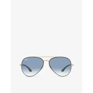 Ray-ban Pilot-frame Metal Sunglasses - Black