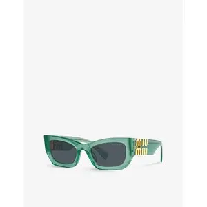 Miu Miu Rectangle-frame Sunglasses