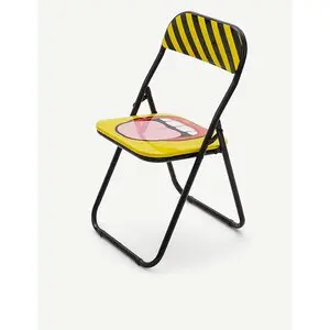SELETTI Blow Metal And Pvc Folding Chair 46cm - None