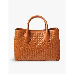 ASPINAL OF LONDON Midi London Tote Leather Tote Bag - Tan