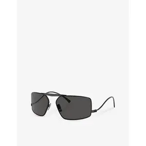 FERRARI Fh1008 Irregular-frame Sunglasses - Black