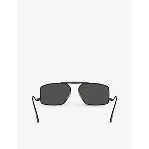 FERRARI Fh1008 Irregular-frame Sunglasses - Black