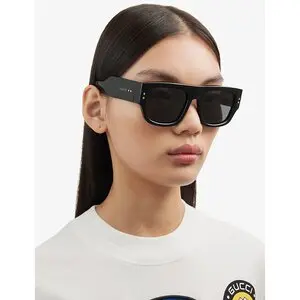 Gucci Gg1262s Rectangle-frame Sunglasses