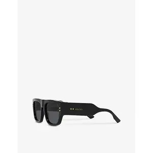 Gucci Gg1262s Rectangle-frame Sunglasses