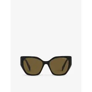 Prada Pr 19zs Cat-eye Sunglasses - Black