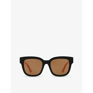 Gucci Gg0998s Square-frame Sunglasses - Multi-coloured