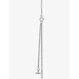 Tiffany & Co. T Smile Diamond 18ct White-gold Necklace - 18k White Gold