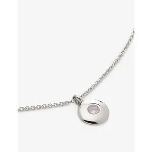Monica Vinader Birthstone Necklace - Sterling Silver