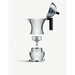 ALESSI Pulcina Aluminium Casting Espresso Coffee Maker 16.5cm