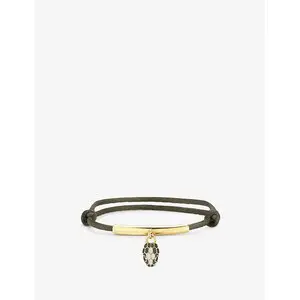 BVLGARI Serpenti Forever Gold-plated Bracelet - Green