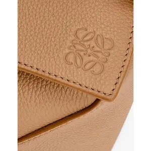 Loewe Puzzle Small Leather Shoulder Bag - Toffee
