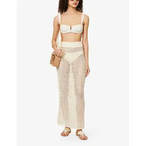Monday Swimwear Cotton-blend Maxi Skirt