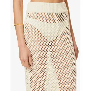 Monday Swimwear Cotton-blend Maxi Skirt