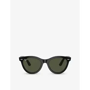Ray-ban Round Frame Sunglasses - Black