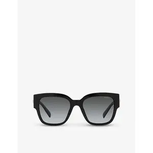 Versace Ve4437u Pillow-frame Sunglasses - Black