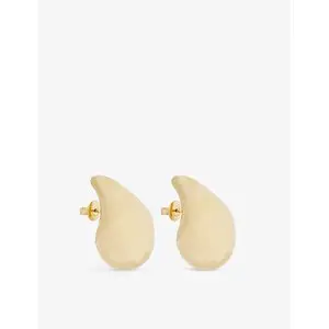 Bottega Veneta Drop Gold Plated Earrings