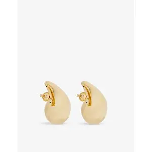 Bottega Veneta Drop Gold Plated Earrings