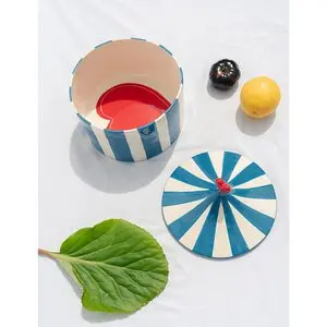 LAETITIA ROUGET Love Box Hand-painted Ceramic Storage Jar 23cm