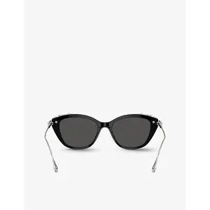 SWAROVSKI Sk6010 Cat-eye Sunglasses - Black