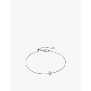 Monica Vinader Solitaire Lab-grown Diamond Bracelet - Sterling Silver