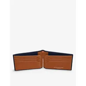 ASPINAL OF LONDON Billfold Logo-embellished Leather Wallet