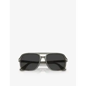 Persol Po3328s Pilot Sunglasses - Grey