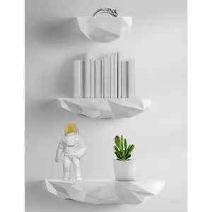 SELETTI Space Rocks Medium Resin Shelf 37.7cm