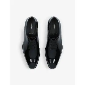 TOM FORD Elkan Patent Leather Oxford Shoes