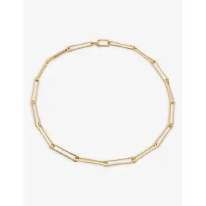 Monica Vinader Alta 18ct Recycled Yellow Vermeil Sterling Silver Necklace - Gold