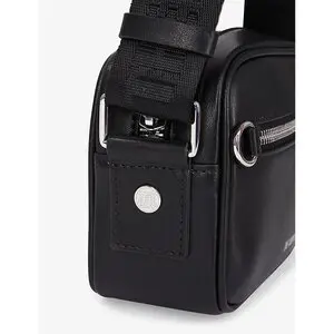 The Kooples Branded-strap Leather Crossbody Bag