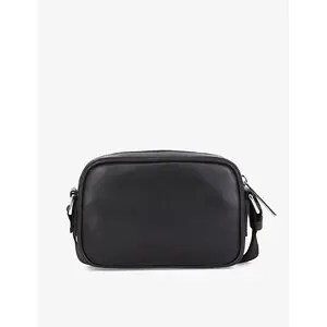 The Kooples Branded-strap Leather Crossbody Bag