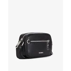 The Kooples Branded-strap Leather Crossbody Bag