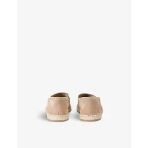 Brunello Cucinelli Espadrille-sole Panelled Suede Penny Loafers