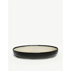 SERAX Ann Demeulemeester X Dé Variation D Porcelain Deep Plate 24cm - One-color
