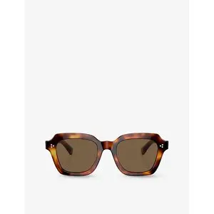 Oliver Spencer Oliver Peoples Kienna Square-Frame Sunglasses Brown